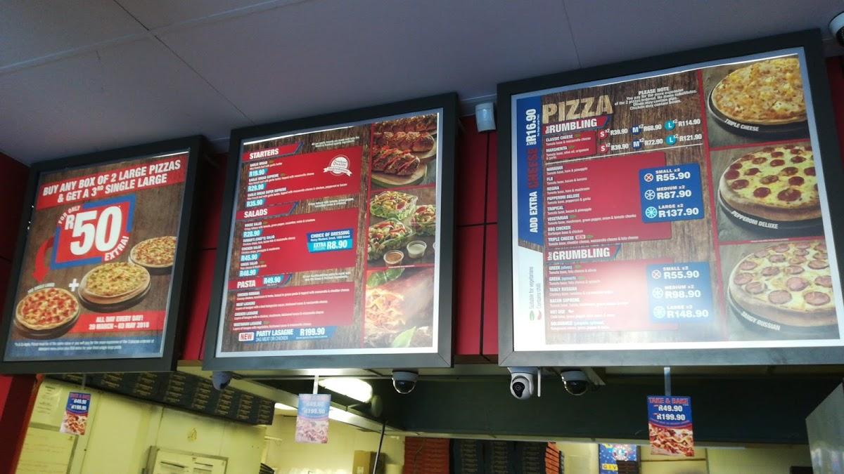 Menu at Roman's Pizza Amanzimtoti restaurant, Amanzimtoti, Shop 9