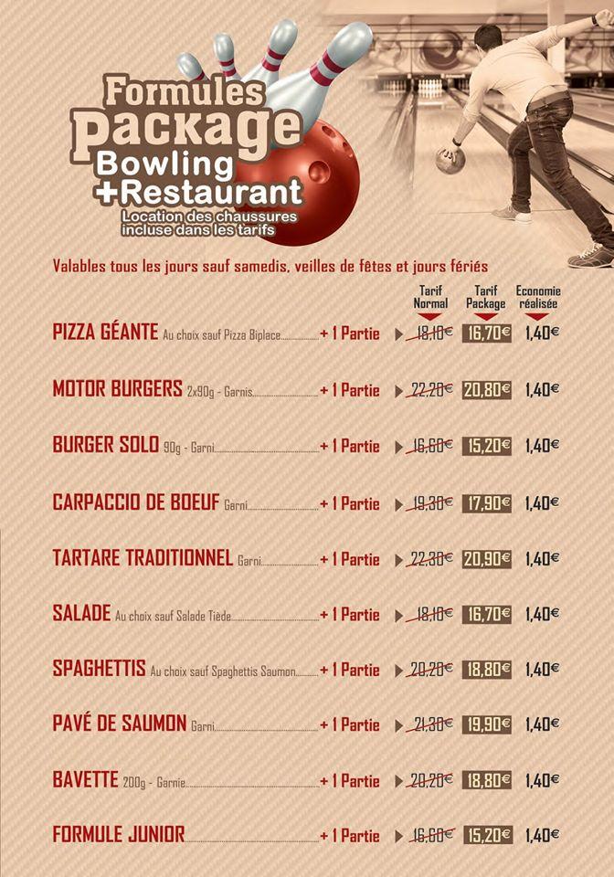 Menu at Warm'up restaurant&pub, Béziers
