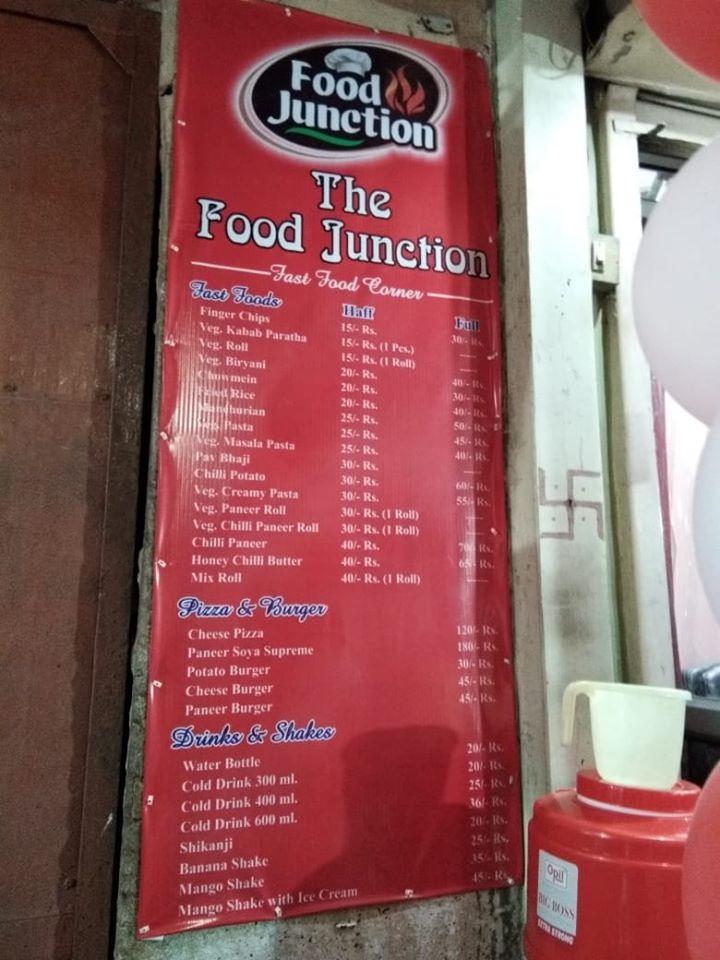 Menu at The Food Junction, Allahabad