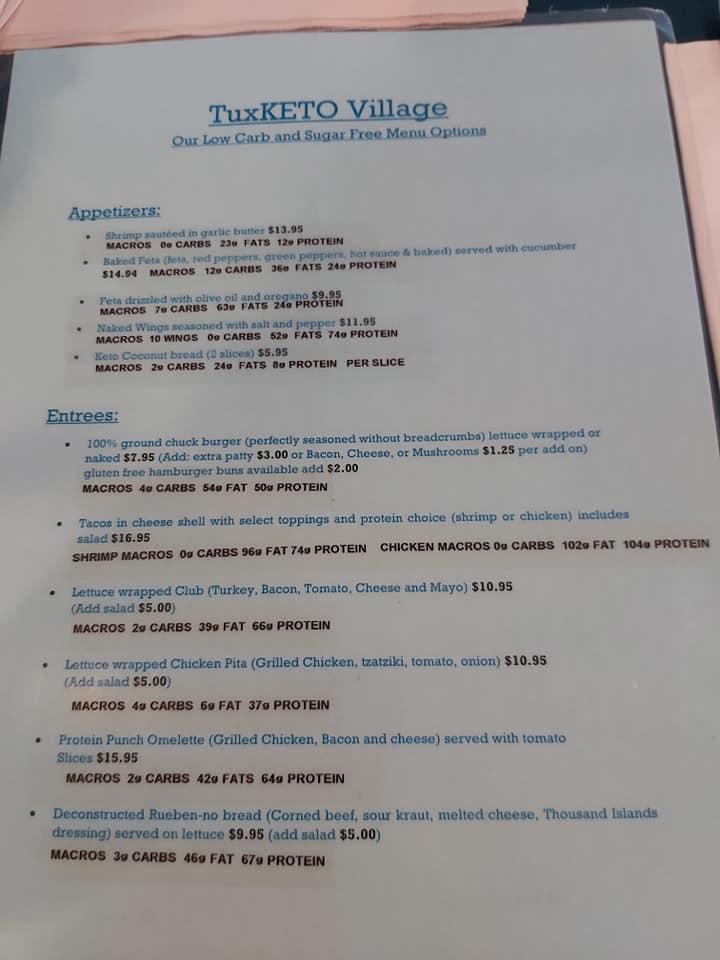 Menu at Tuxedo Village Family Restaurant - Greek Food, Winnipeg ...
