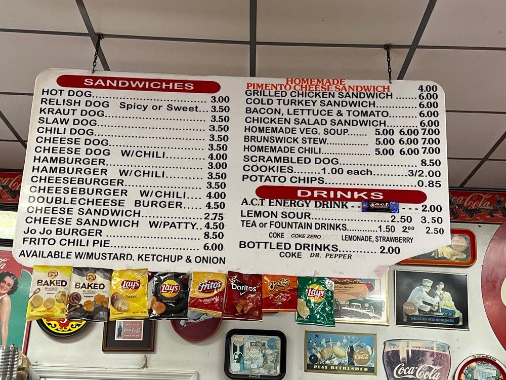 Menu at Charlie Joseph's restaurant, LaGrange, W Point Rd