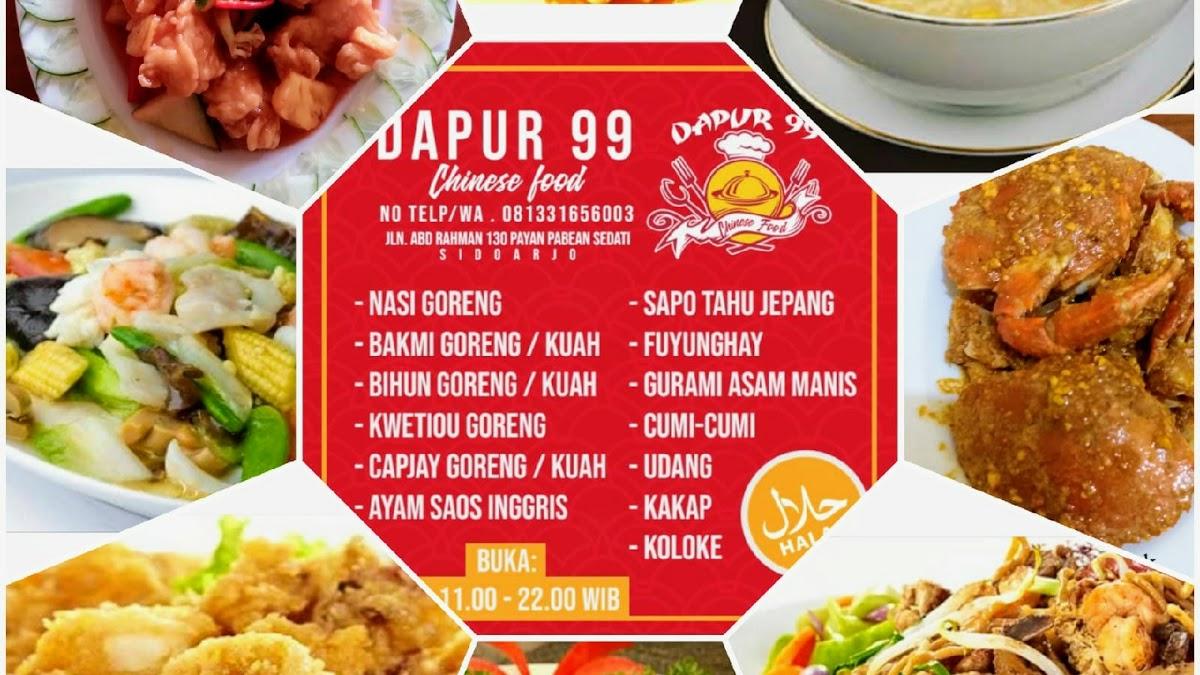 Menu at DAPUR 99 Chinese Food restaurant, Betro