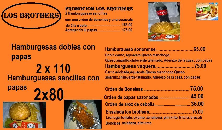Carta de LOS BROTHERS, Hermosillo,. fracc.La verbena calle.Las ...