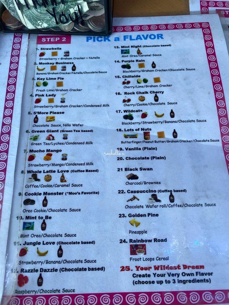 Menu at Whale Tea, Fairfield