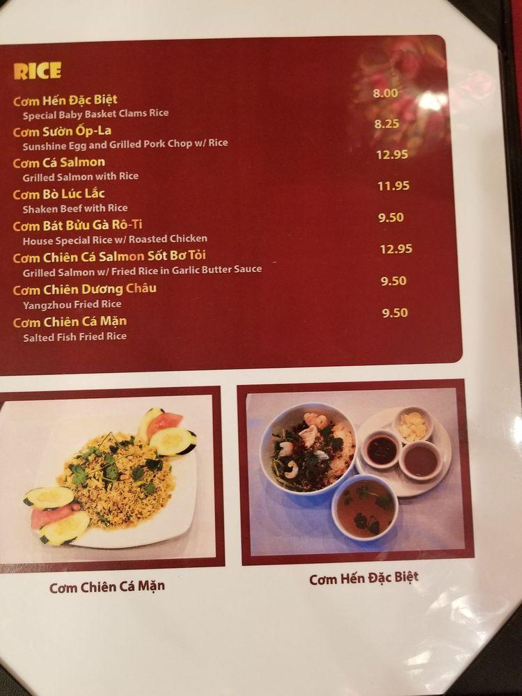 Menu at Tam's Restaurant, Garden Grove