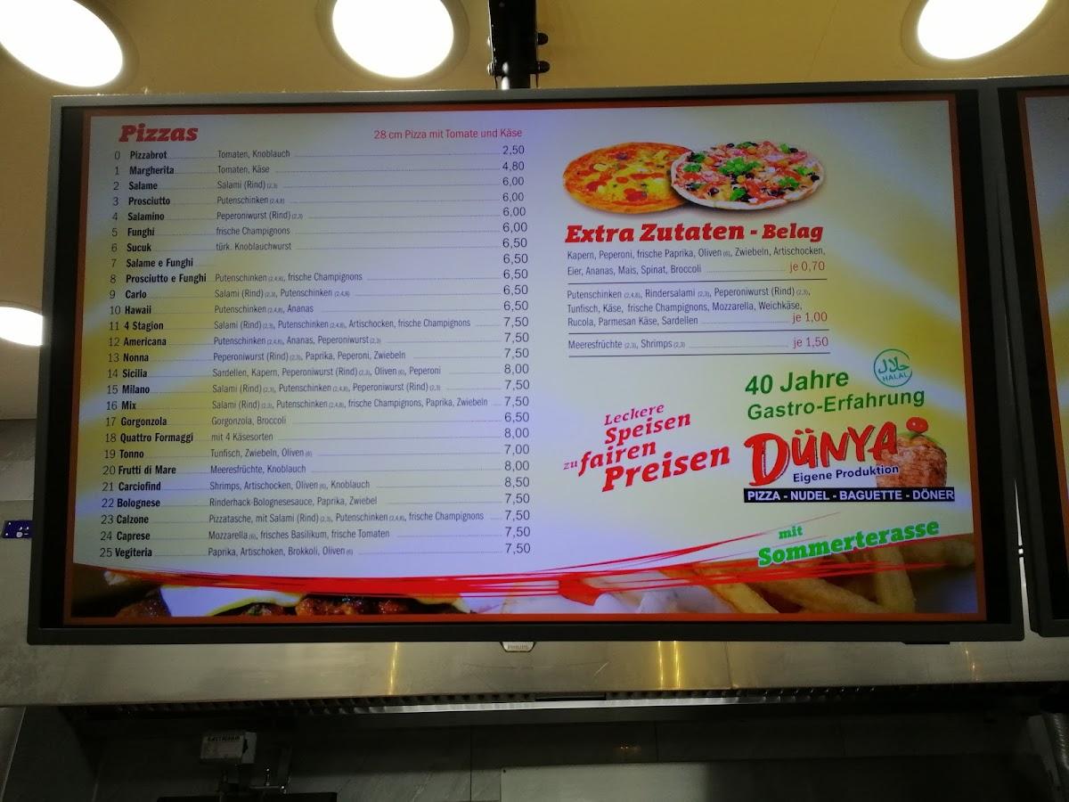 Speisekarte von Pizza del Nonno, Frankfurt am Main