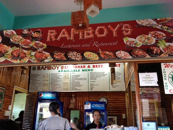 Menu at Ramboy's restaurant, Iloilo City, MGWV+MW3