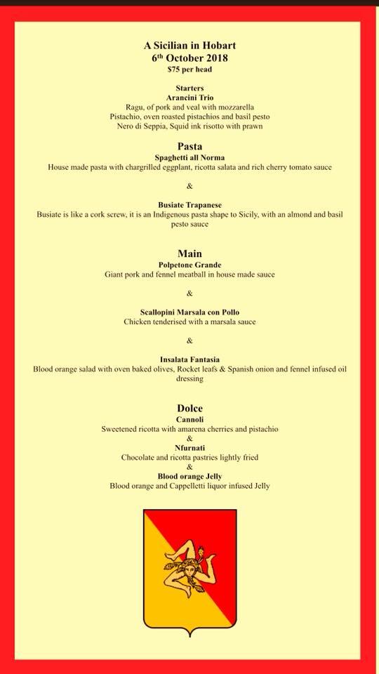 Menu at The Italian Pantry restaurant, Margate