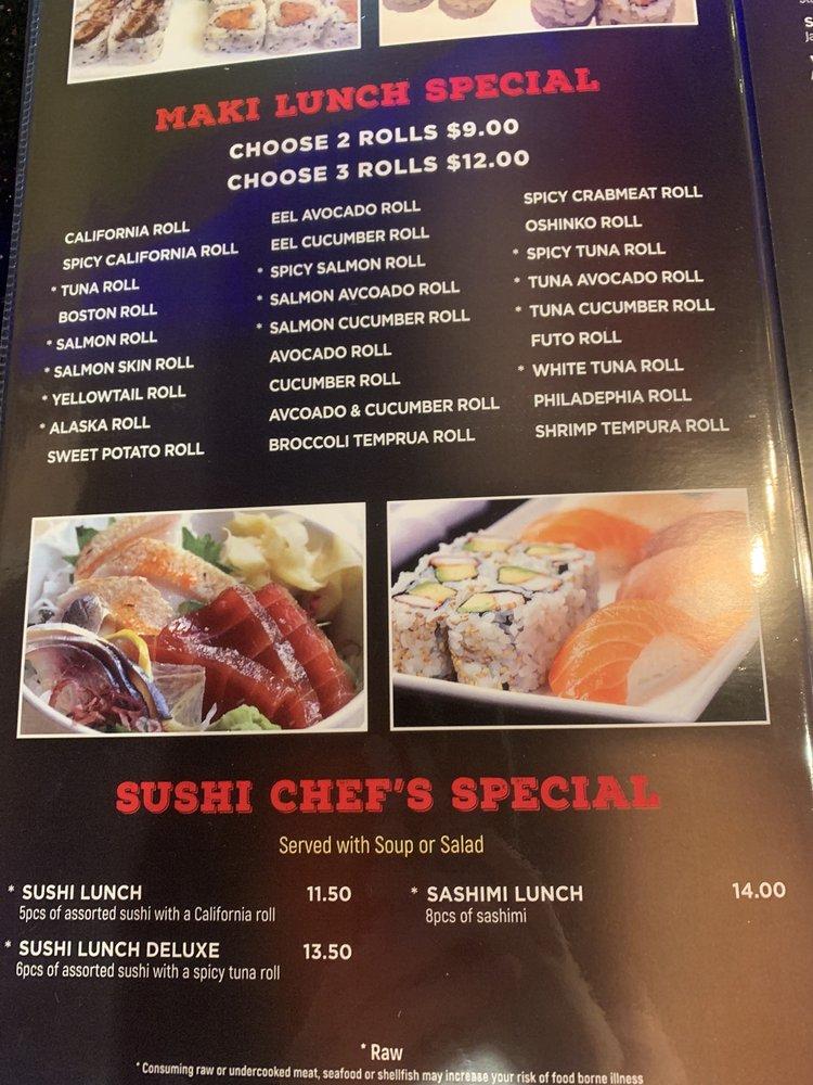 Menu at Ako Sushi & Seafood restaurant, Titusville