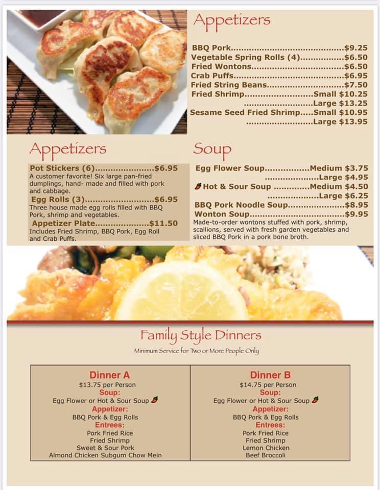 Menu at Hong Kong 97 Restaurant, Milwaukie, SE King Rd