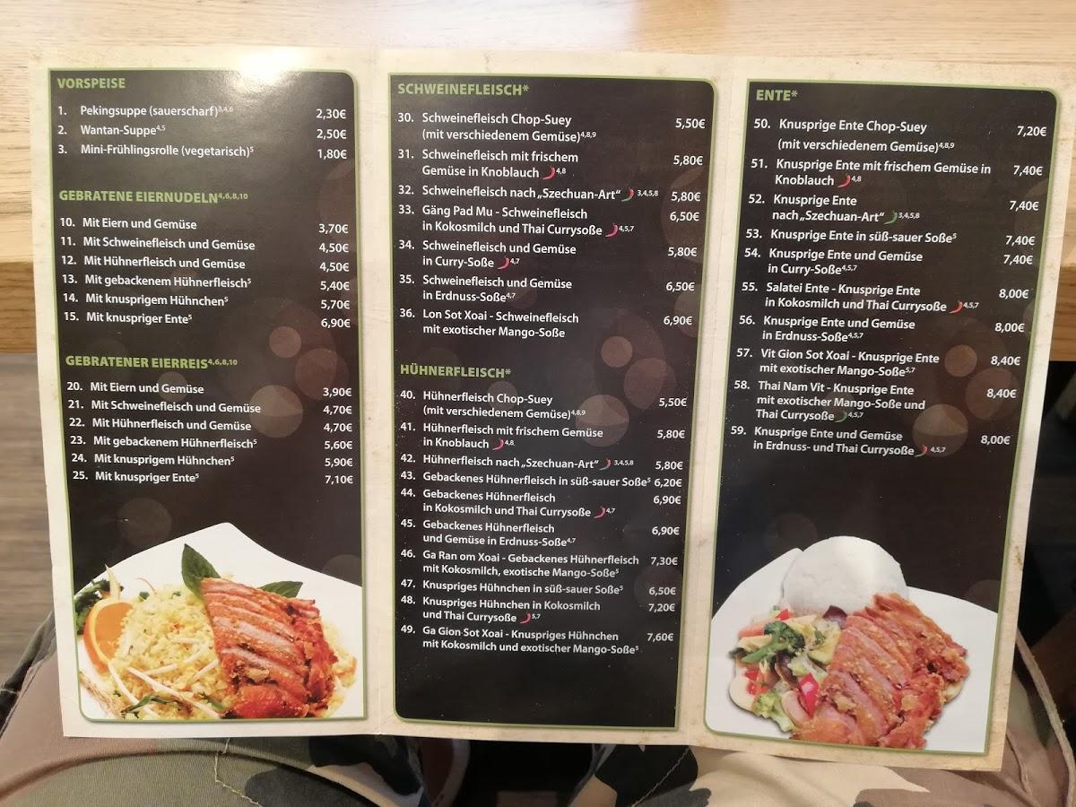 Speisekarte von Asia Doan restaurant, Uelzen