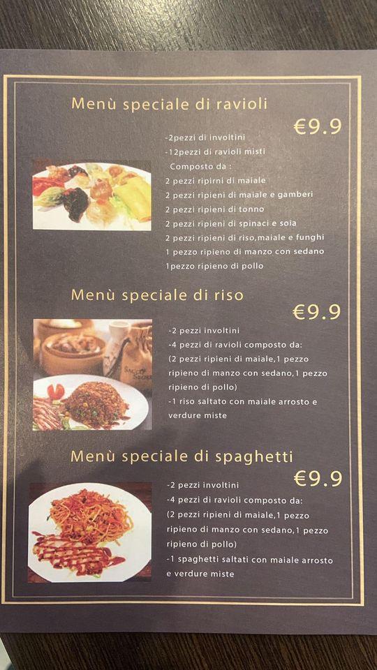 Carta del restaurante Sacco Segreto, Roma, Via Santa Maria Ausiliatrice