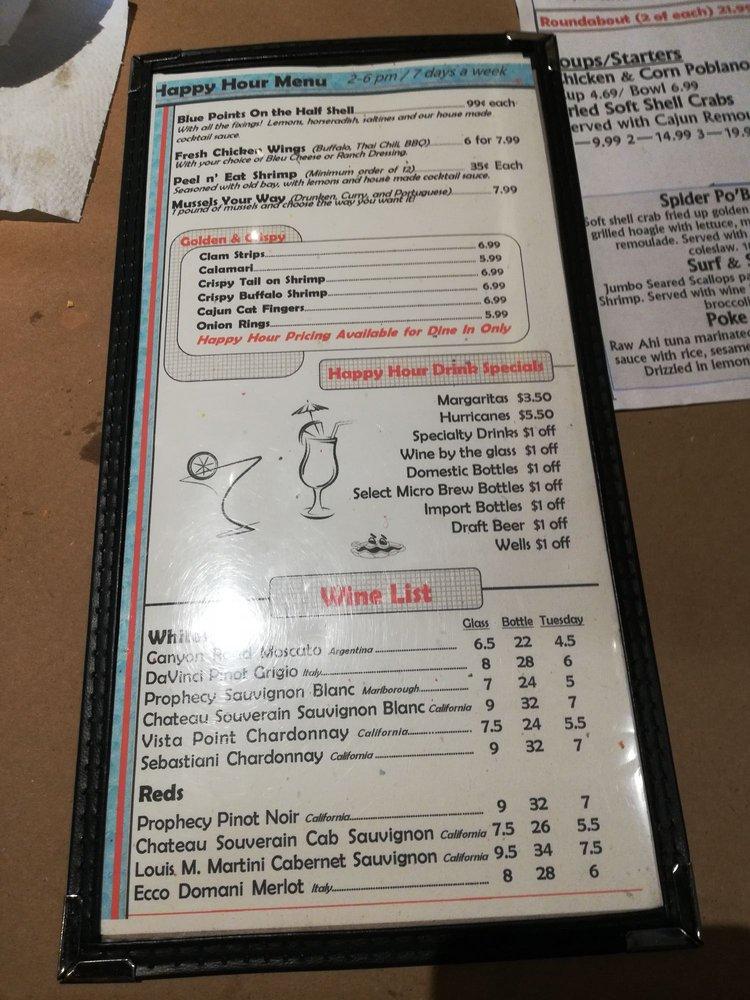 Menu at Shucks Fish House & Oyster Bar, Omaha, Leavenworth St