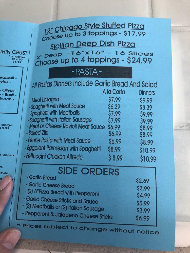Menu at Your pizza Stop pizzeria, Menifee