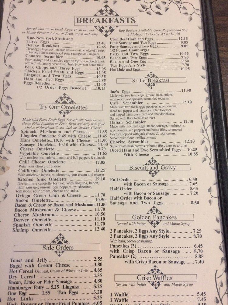 Menu at Brentwood Cafe, Brentwood, Brentwood Blvd