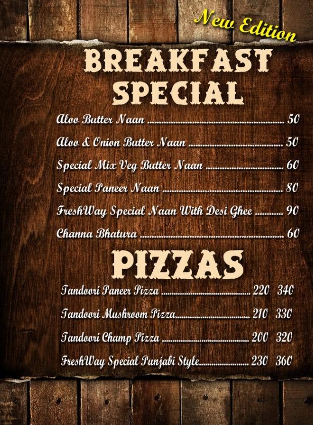 Menu at Freshway { Fast & Fresh }, Banga