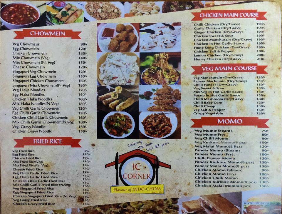 Menu at Flavours Of Indo China, Delhi