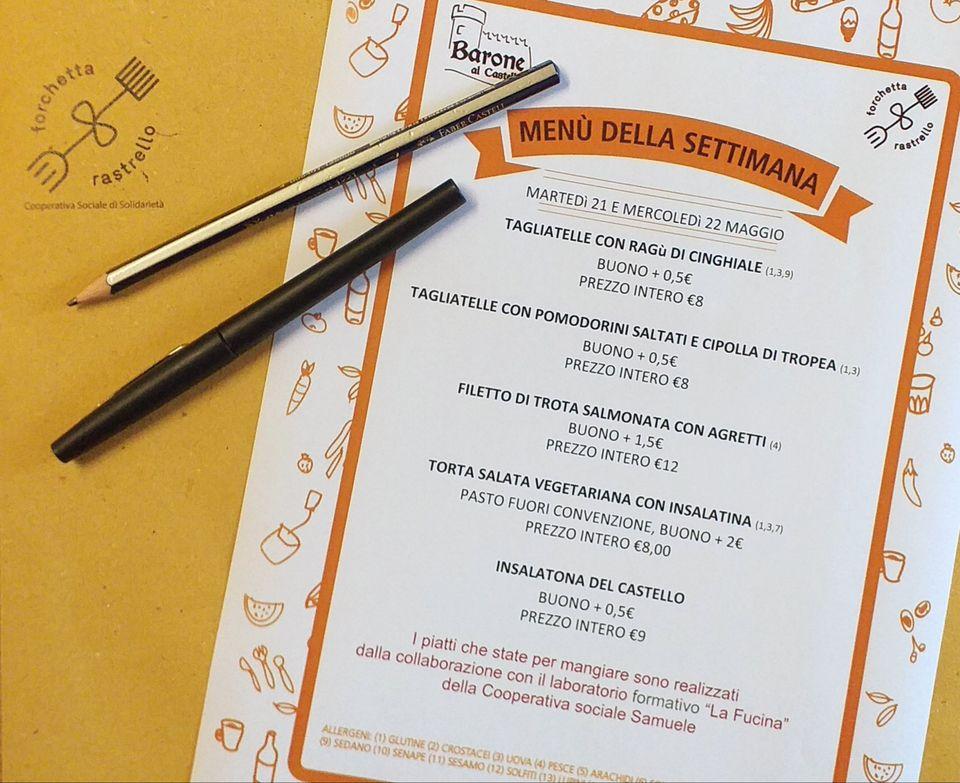 Menu at BarONE al Castello - Trento, Trento