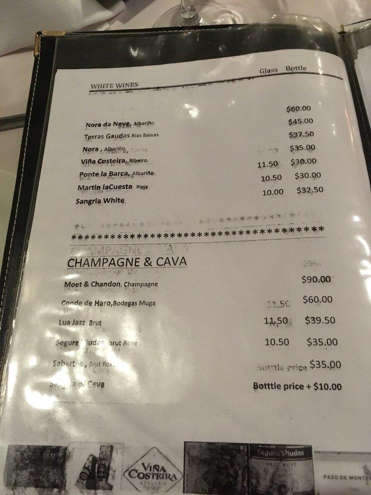 Menu at El Pote Español restaurant, West New York