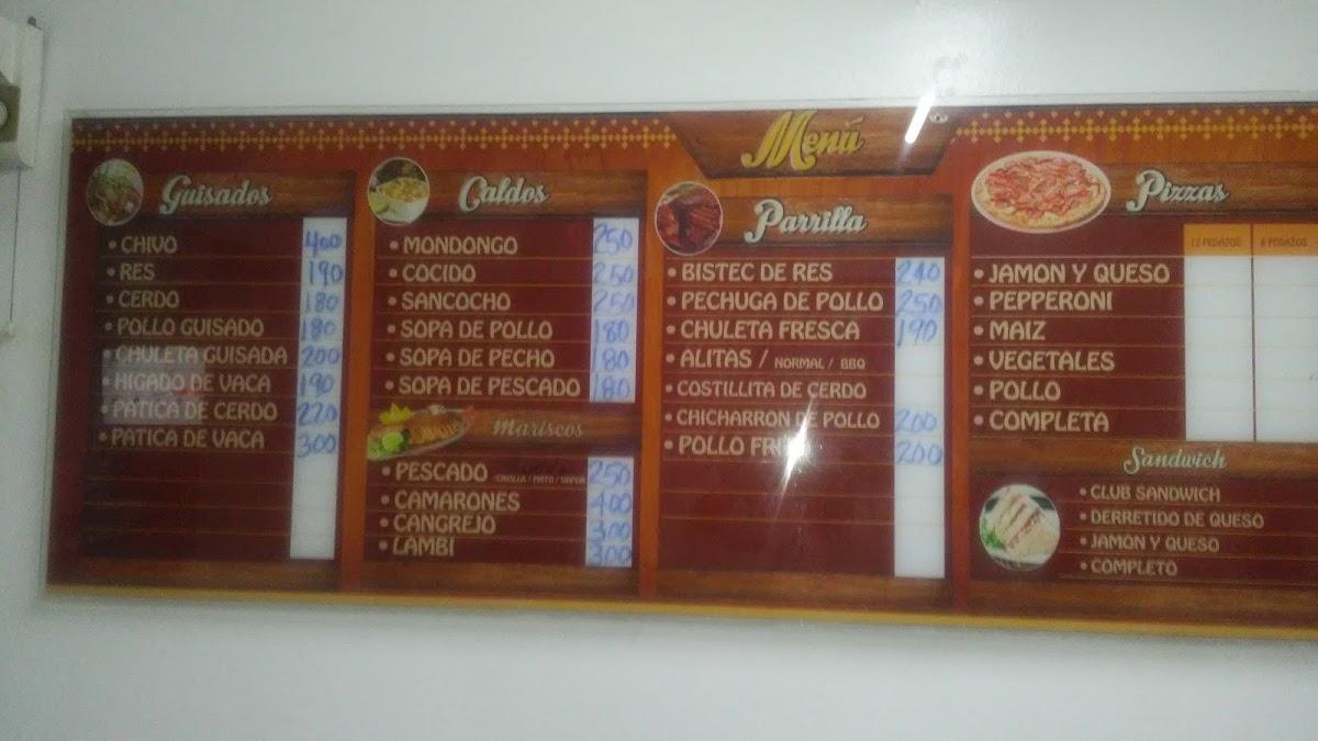 Menu at Restaurante Gregory, Santo Domingo Este
