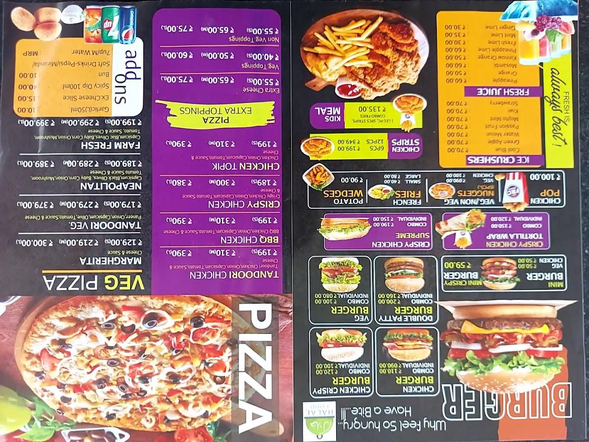 Menu at FRC Foods, Kallambalam