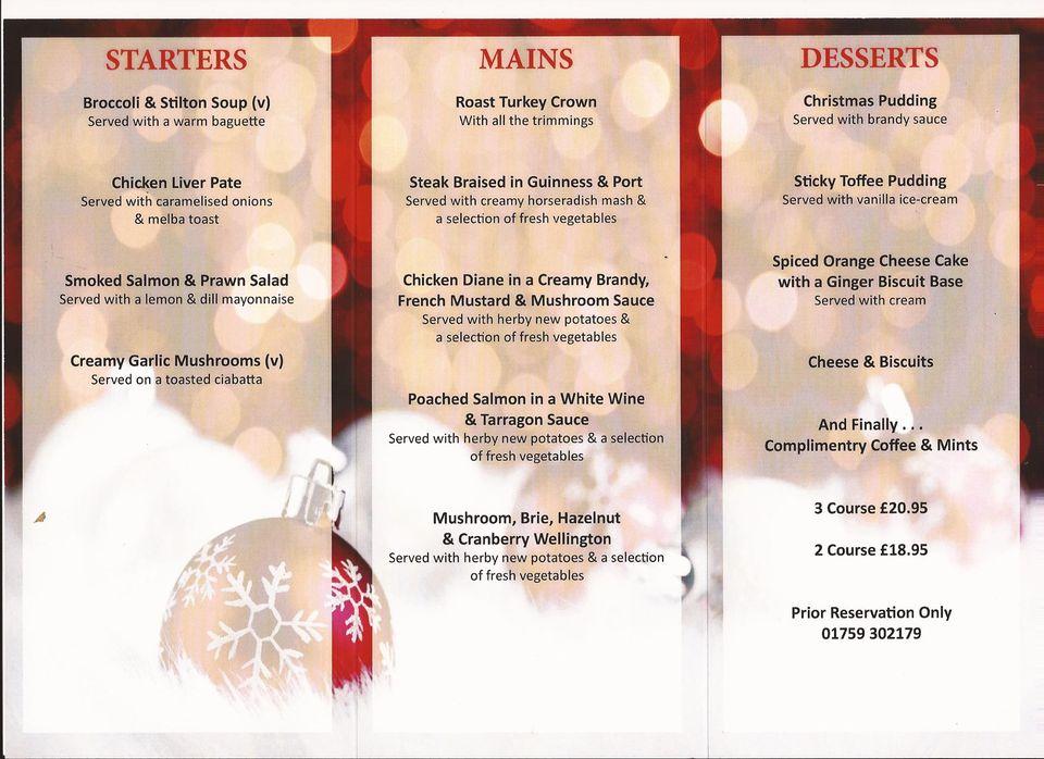 Menu at The Cross Keys Hotel pub & bar, Pocklington, 89 Market St