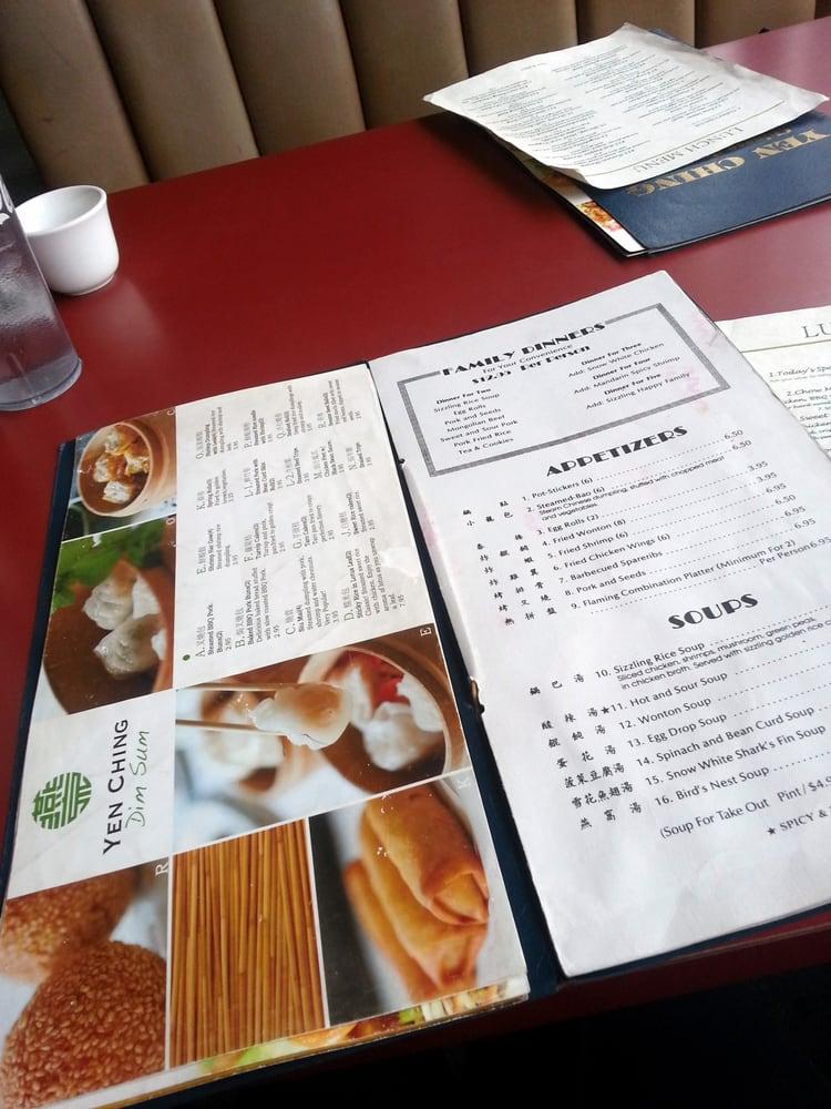 Menu at Yen Ching Restaurant, Boise, 305 N 9th St