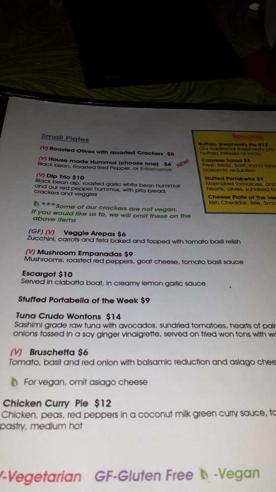 Menu at Kilted Mermaid pub & bar, Vero Beach