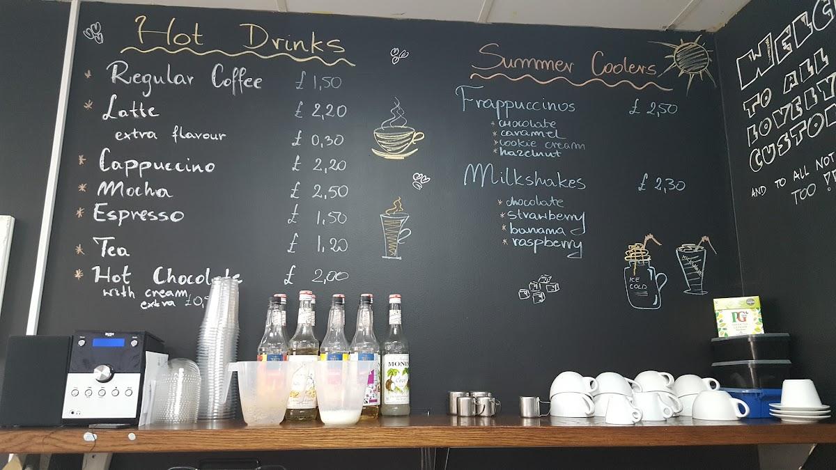 Menu at Sunny Cafe, Peterborough