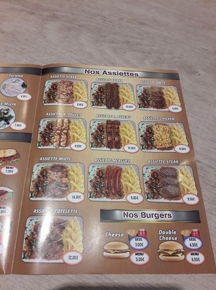 Menu at ADA GRILL restaurant, Bourg-la-Reine