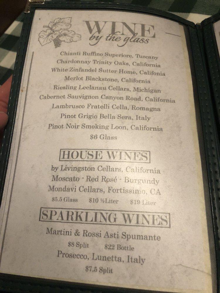 Menu at Villa Restaurant and Pizzeria, Eastpointe
