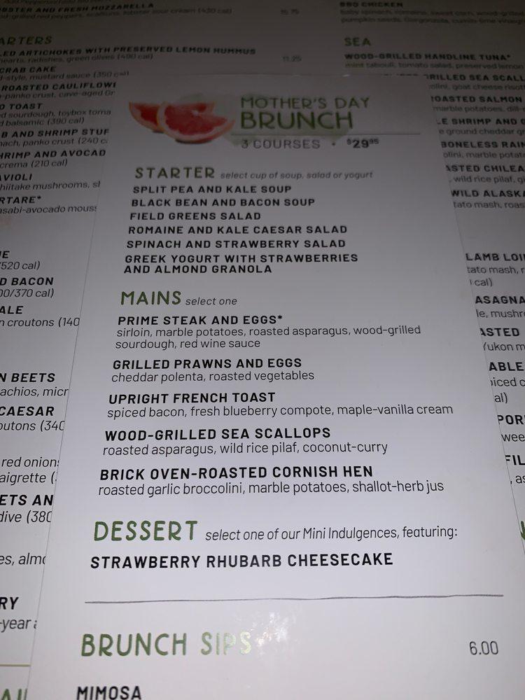Menu at Seasons 52 pub & bar, Memphis
