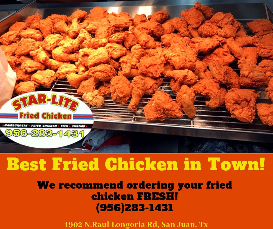 Menu at Star-Lite Fried Chicken restaurant, San Juan