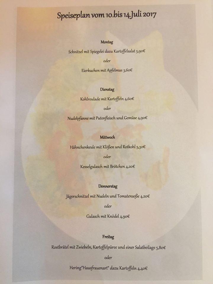 Menu at Labyrinth - Die Kneipe restaurant, Schleiz