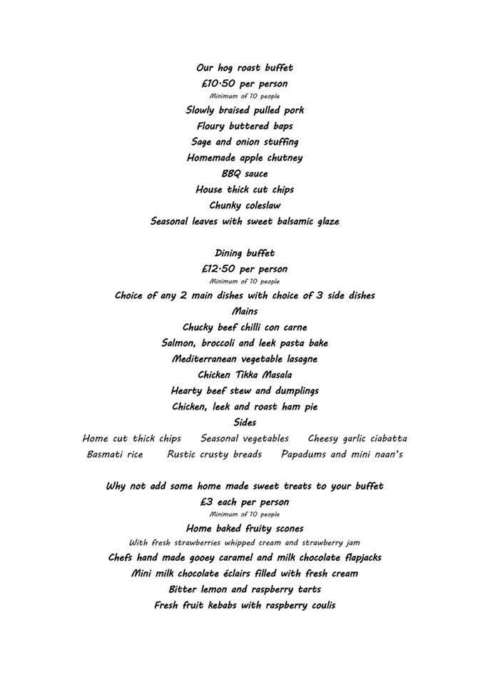 Menu at The Cross Keys Sychdyn Mold restaurant, Mold