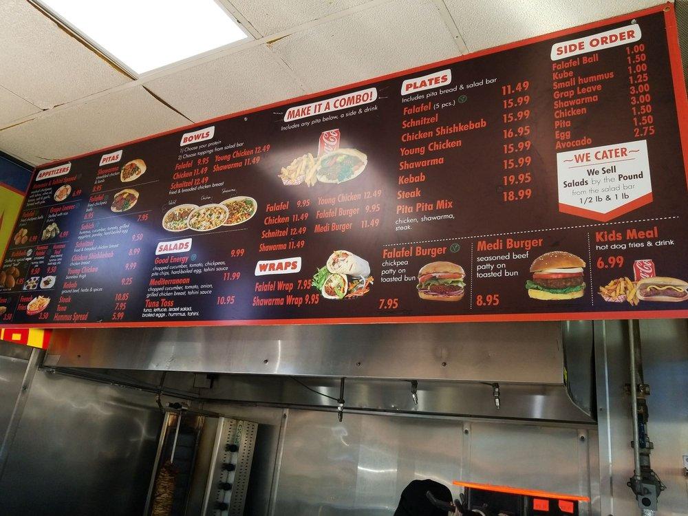 Menu at Pita Pita restaurant, Sunrise