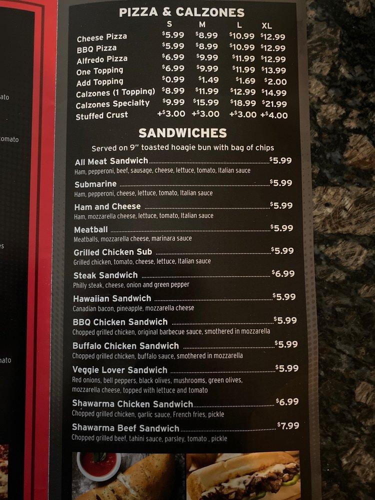 Menu at Mr.HosPizza Bullard pizzeria, Bullard