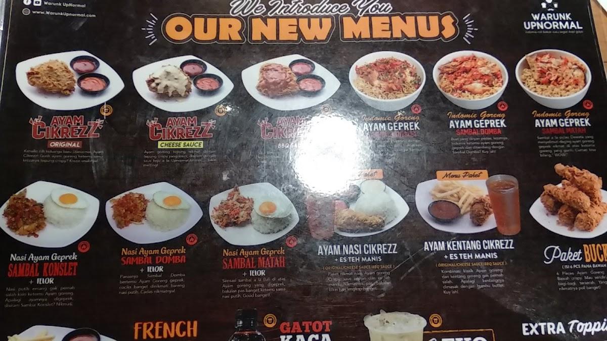 Carta del café Warunk Upnormal Fatmawati, Yakarta, Jl. RS. Fatmawati ...