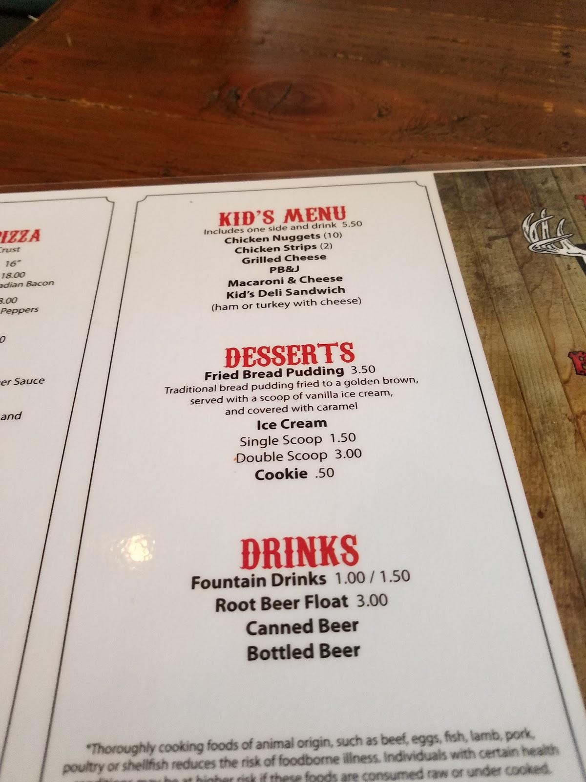 Menu at Buck Snort Red Oak BBQ, Red Oak