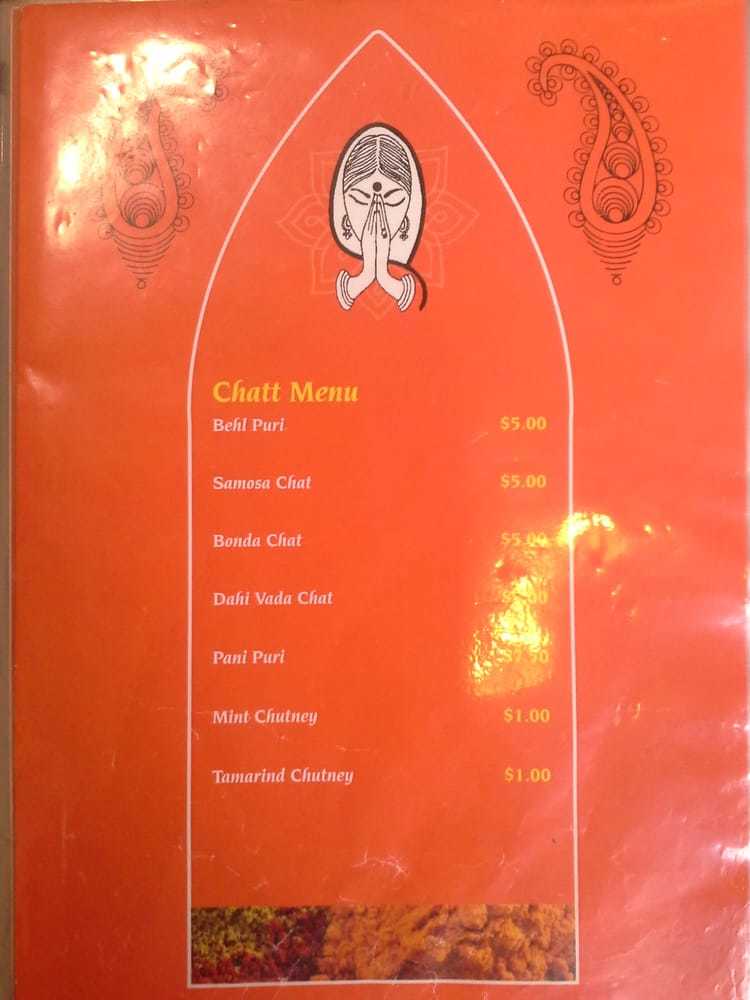 Menu at Lakshmi Vilas fast food, Dandenong
