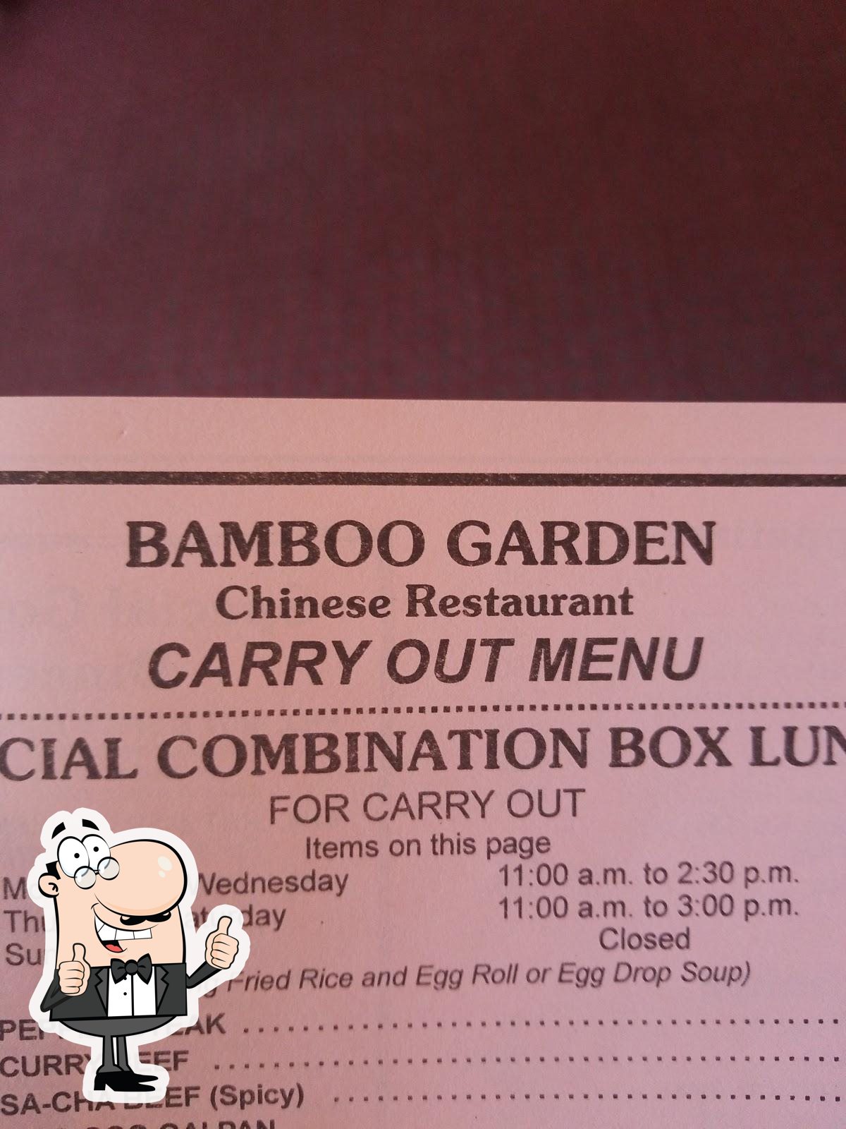Bamboo Gardens Menu Anderson Sc | Fasci Garden