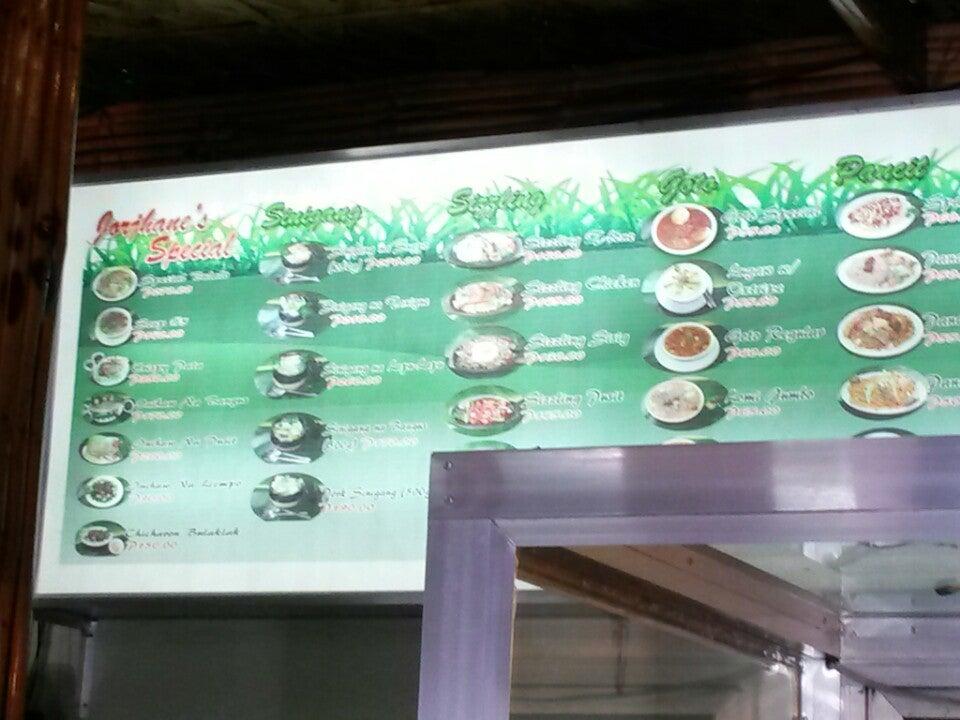 Menu at Jorjhane's House Of Special Bulalo restaurant, Batangas