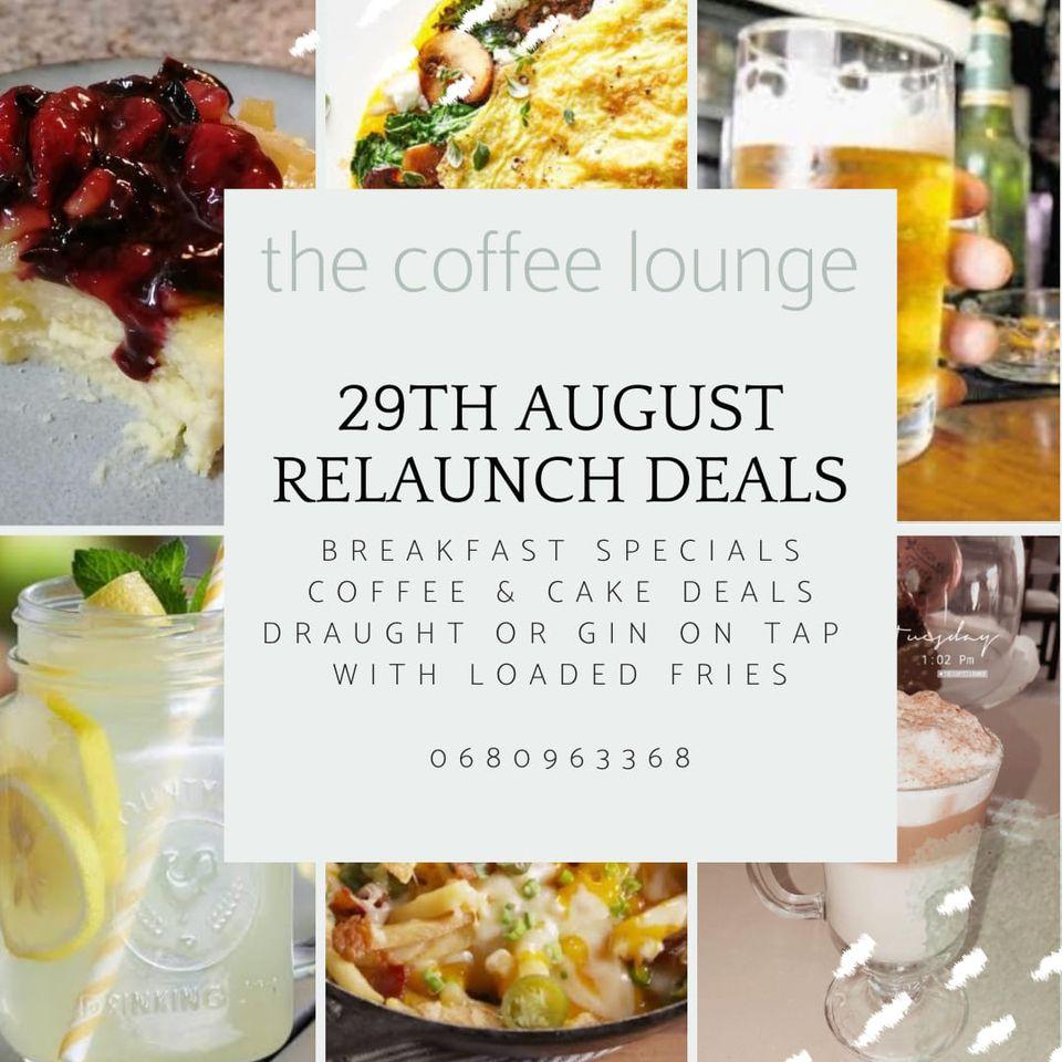 Menu at The Coffee Lounge cafe, Scottburgh
