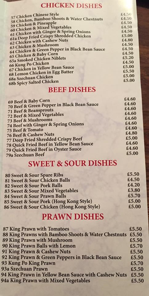 Menu at The George Inn pub & bar, Teynham