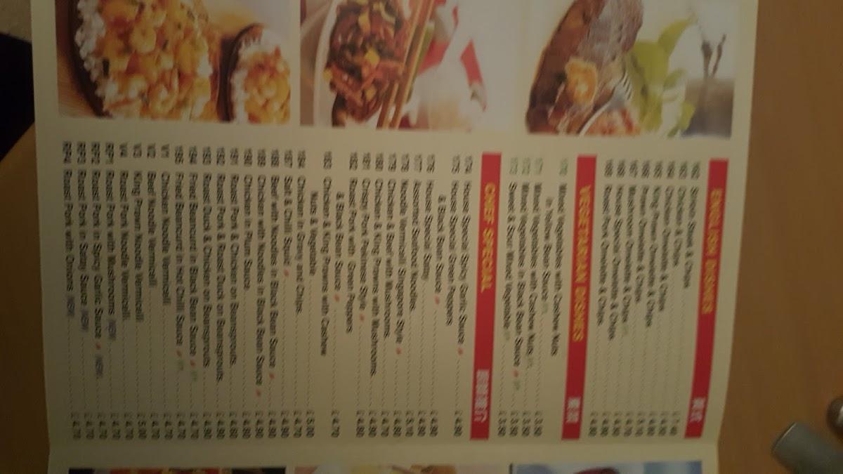 Menu at The Red Hot Goodies fast food, Newport