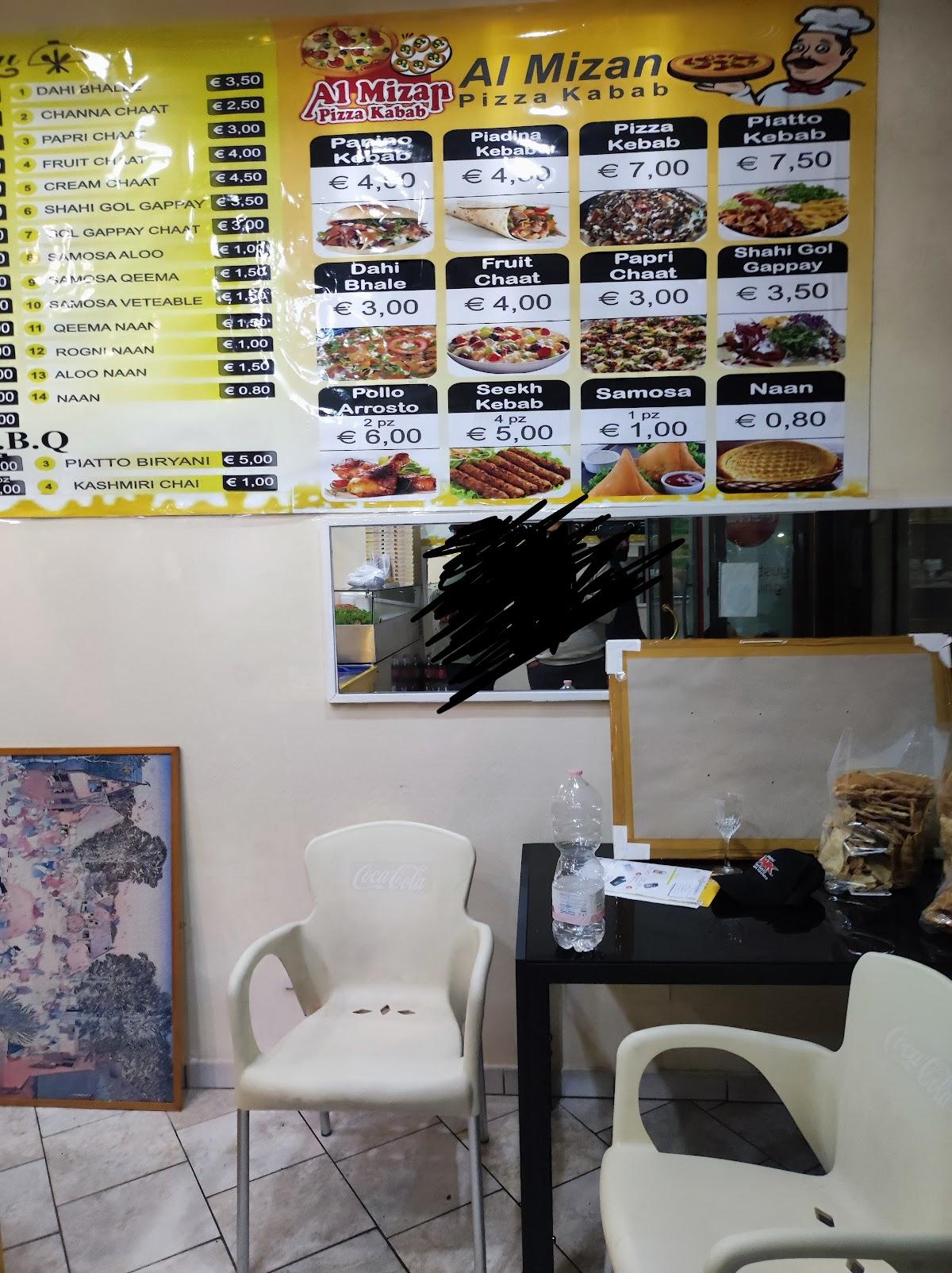 Menu da Al Mizan Pizza & Kebab ristorante, Carpi