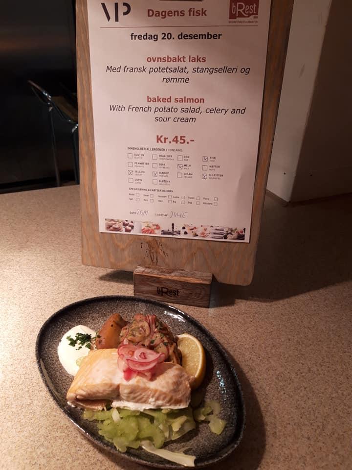 Carta del restaurante Kantine Vækerø Park, Oslo