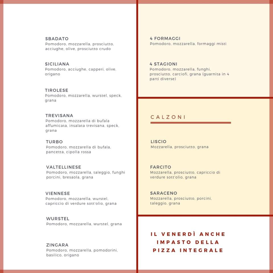Menu da Il Saraceno ristorante, Arcore