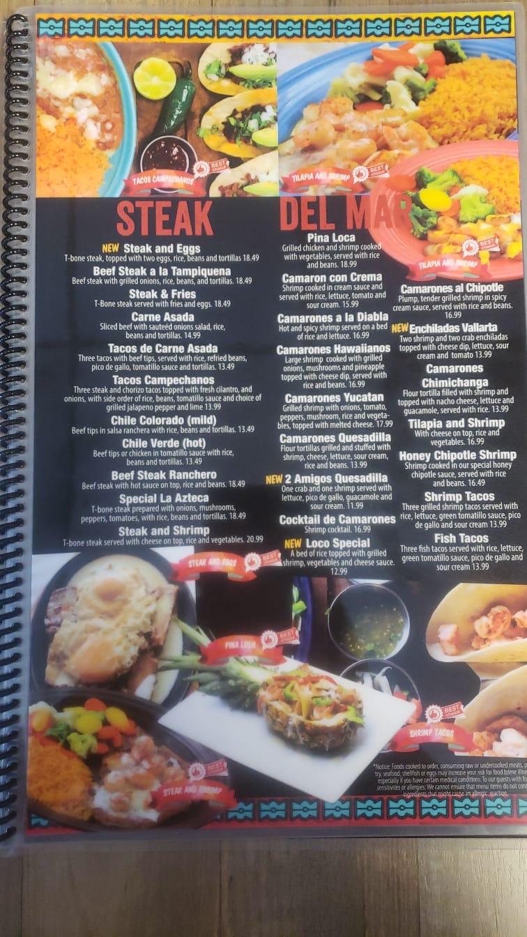 Menu at Don Patron Mexican Grill restaurant, Quakertown