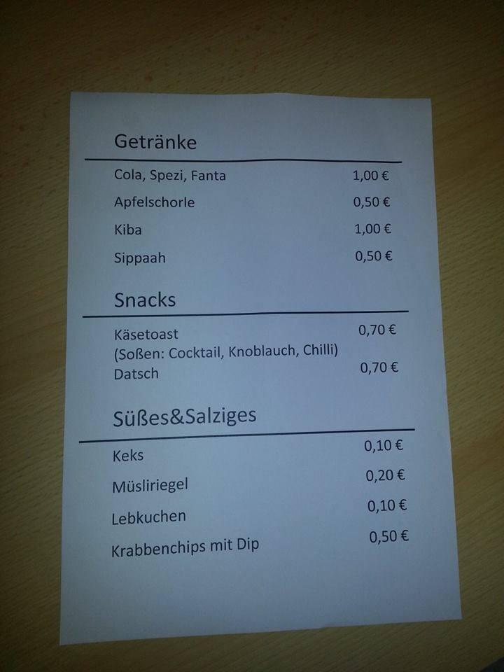 Menu at Matrix pub & bar, Haiterbach